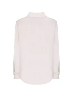 BLANCA VITA Button-up Long-sleeved Shirt