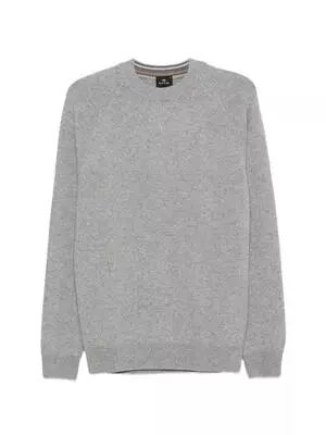 Paul Smith Merino Wool Raglan-sleeve Sweater - Grey