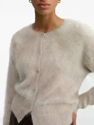 Almada Label Button-up Cashmere Cardigan