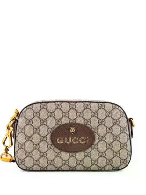 Gucci Neo Vintage Camera Messenger Bag Gg Coated Canvas Crossbody Bag - Brown