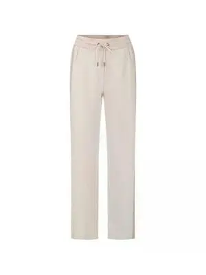 MARCCAIN Washington Satin-trim Pants - Neutrals