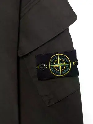 Stone Island Logo-patch Cotton Sweatshirt