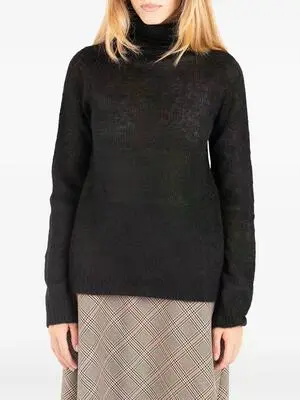 SOCIETE ANONYME Serena Roll-neck Knitted Sweater - Black