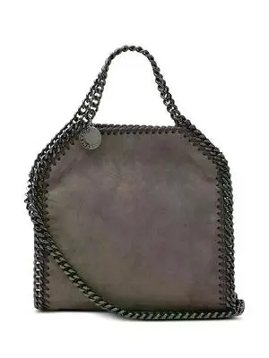 Stella McCartney Falabella Suede Tote Bag Grey