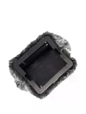 Michael Kors Large Cloud Faux-fur Clutch Bag