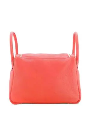 Hermès Lindy Bag Clemence 30 Shoulder Bag - Red
