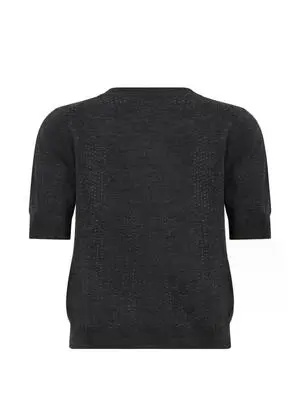 P.a.r.o.s.h Crystal-embellished Short-sleeve Sweater