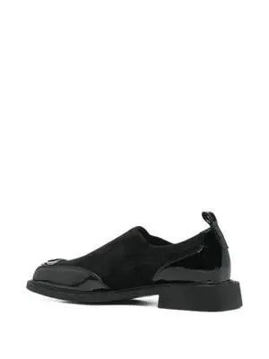 LINDA BAUMANN Panelled Buckled Loafers