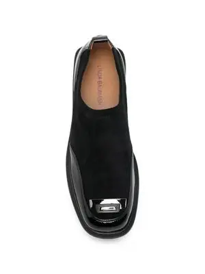 LINDA BAUMANN Panelled Buckled Loafers