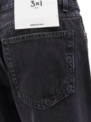 3x1 Faded-effect Wide-leg Jeans