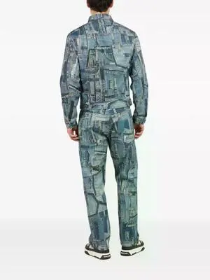 Roberto Cavalli Patchwork Denim Jacket