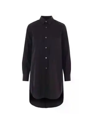 Comme Des Garçons Chest-pocket Cotton Shirt - Black