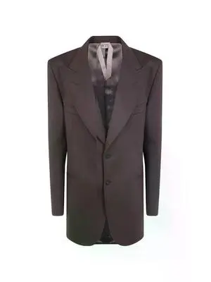 N°21 Peak-lapels Single-breasted Blazer - Brown