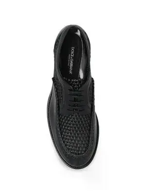 Dolce & Gabbana Woven Derby Shoes