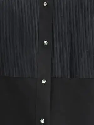 SARA ROKA Sibella Pleated-bib Shirt