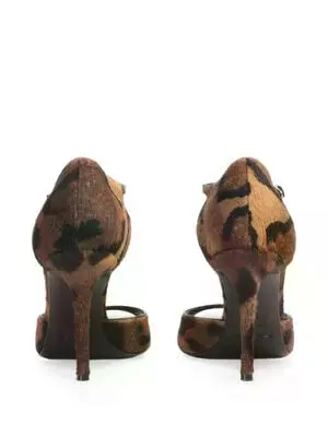 SERGIO ROSSI Godiva Leopard-print Heeled Pumps