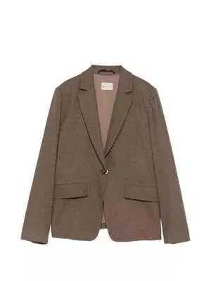 EMME Emmastro Single-breasted Blazer - Brown
