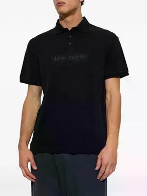 Palm Angels Logo-embroidered Polo Shirt