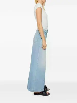 MOTHER Wide-leg Jeans - Blue