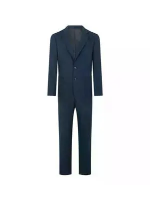 Roberto Cavalli Notch-lapels Single-breasted Suit - Blue