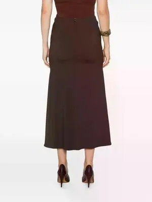 Etro Tassel-print Flared Midi Skirt