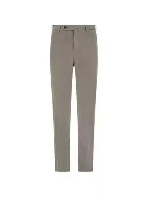 PT TORINO Straight-leg Chino Trousers - Grey
