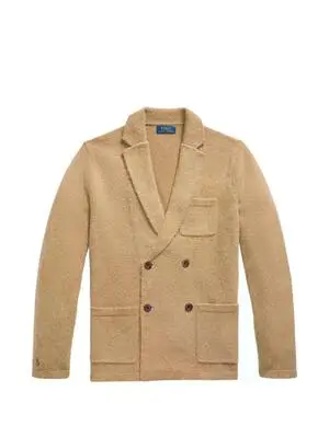 Polo Ralph Lauren Wool-cashmere Blazer Cardigan - Brown