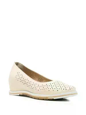 SERGIO MORETTI FIRENZE Perforated Wedge Pumps