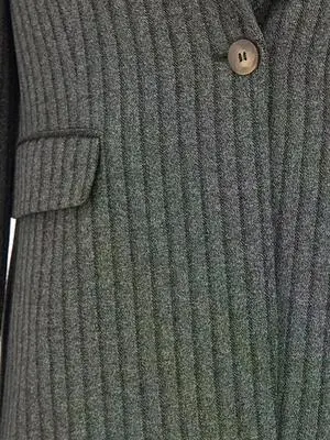 ELENA MIRÒ Stripe-pattern Single-breasted Blazer