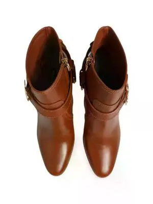 Dolce & Gabbana Dg Logo Buckle Ankle Boots