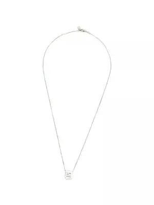 Fendi Ff Motif Necklace - Silver