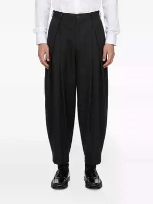 Comme Des Garçons Pleated Tapered Trousers
