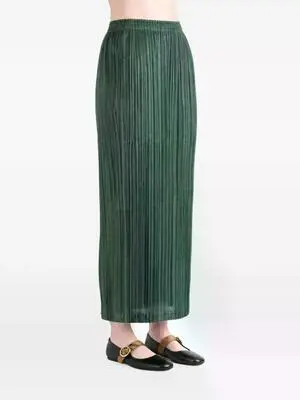 Issey Miyake Thicker Bottoms 2 Pleated Midi Skirt