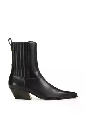 SERGIO ROSSI Purcell Pointed-toe Cowboy Boots