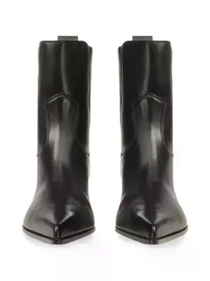 SERGIO ROSSI Purcell Pointed-toe Cowboy Boots