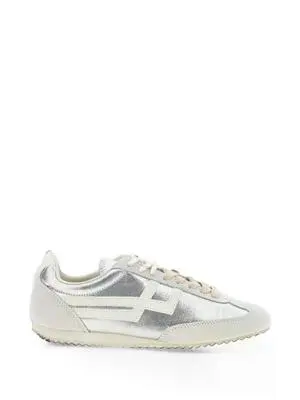 PRO-KEDS 1949 Metallic-finish Panelled Sneakers - Silver