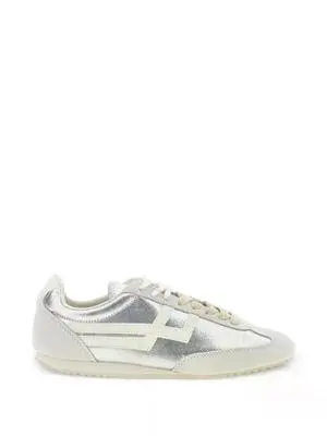 PRO-KEDS 1949 Metallic-finish Panelled Sneakers - Silver
