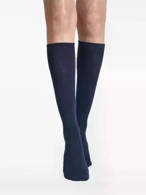 Wolford Ribbed-knit Knee-high Socks