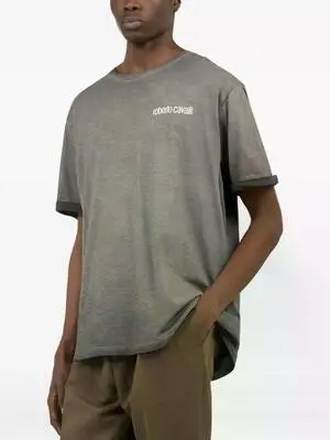 Roberto Cavalli Snake-print T-shirt