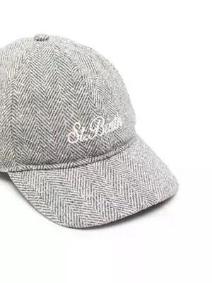 MC2 SAINT BARTH Herringbone-pattern Baseball Cap