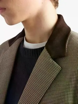 Prada Single-breasted Mohair Wool Coat