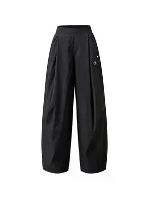 Moose Knuckles Pleated Wide-leg Trousers - Black