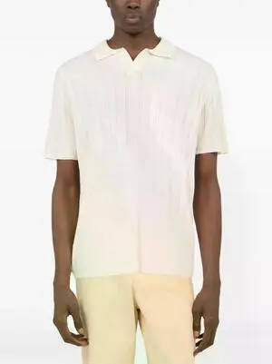 Roberto Cavalli Ribbed-knit Short-sleeve T-shirt