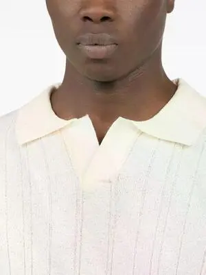 Roberto Cavalli Ribbed-knit Short-sleeve T-shirt