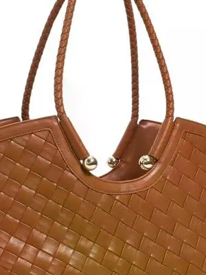 TWINSET Handwoven Shopper Bag