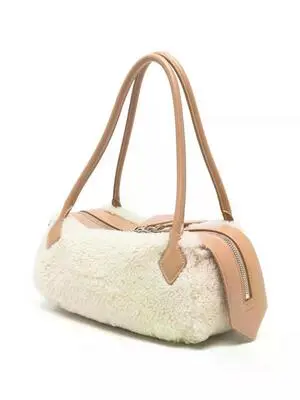 MINOBOSSI Anna Shearling-effect Tote Bag