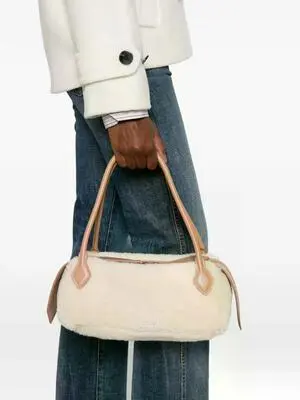 MINOBOSSI Anna Shearling-effect Tote Bag