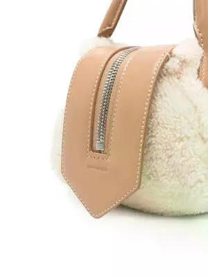 MINOBOSSI Anna Shearling-effect Tote Bag