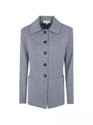 Antonelli Firenze Button-down Wool Jacket - Grey