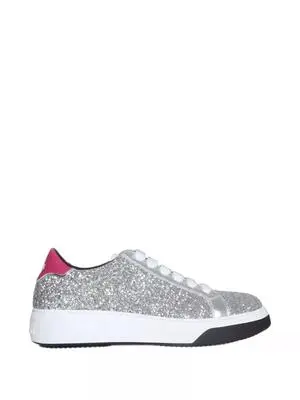Dsquared2 Bumper Glitter Sneakers - Silver